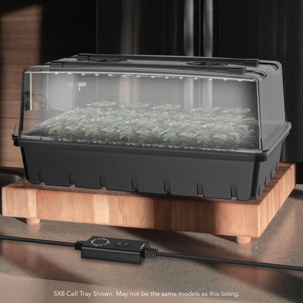 Minidrivhus Stort Med LED & Høydeutvidelse – Dyrkeland